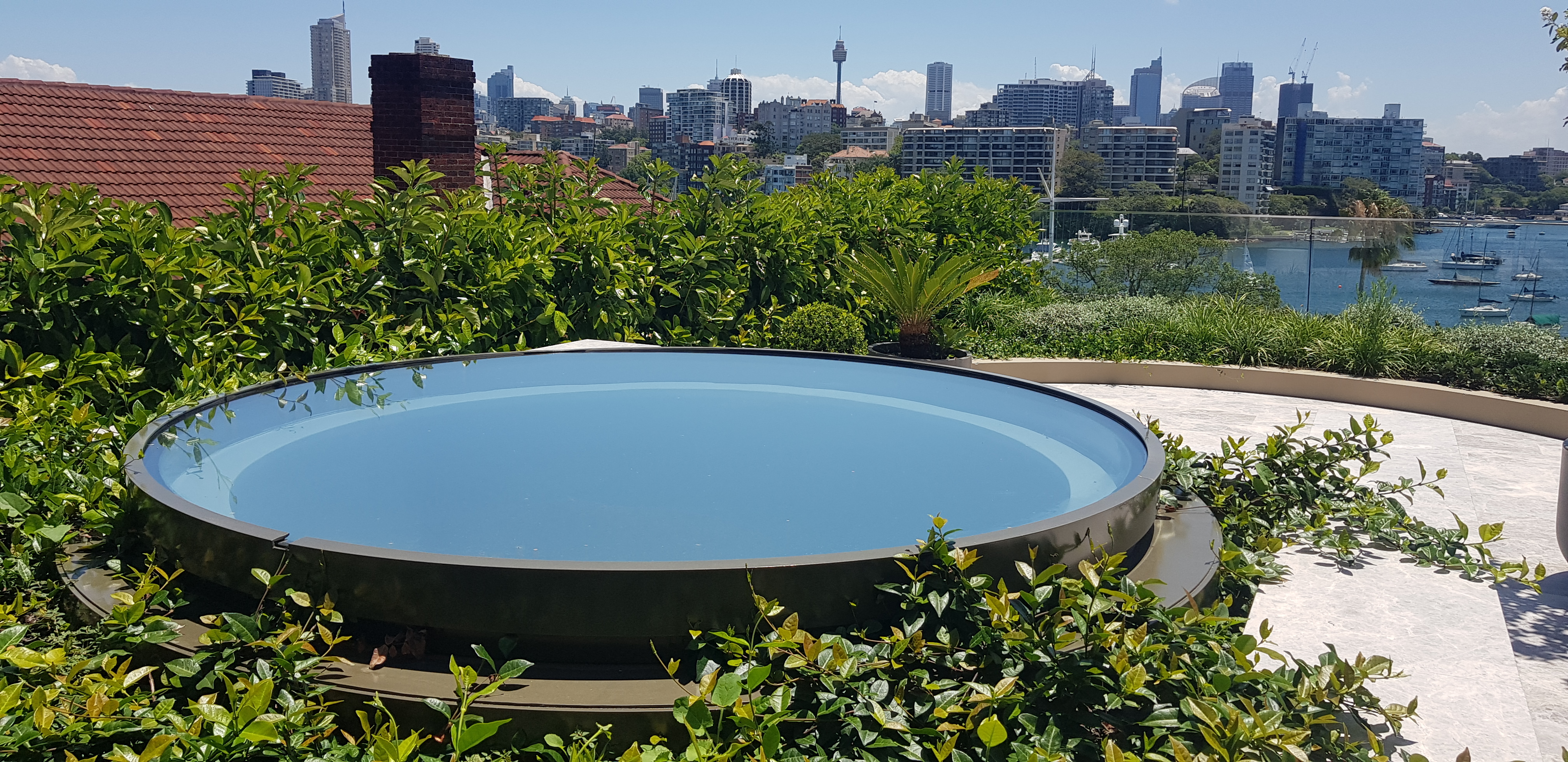 Circular Glass Skylight in Darling Point NSW | SKYSPAN